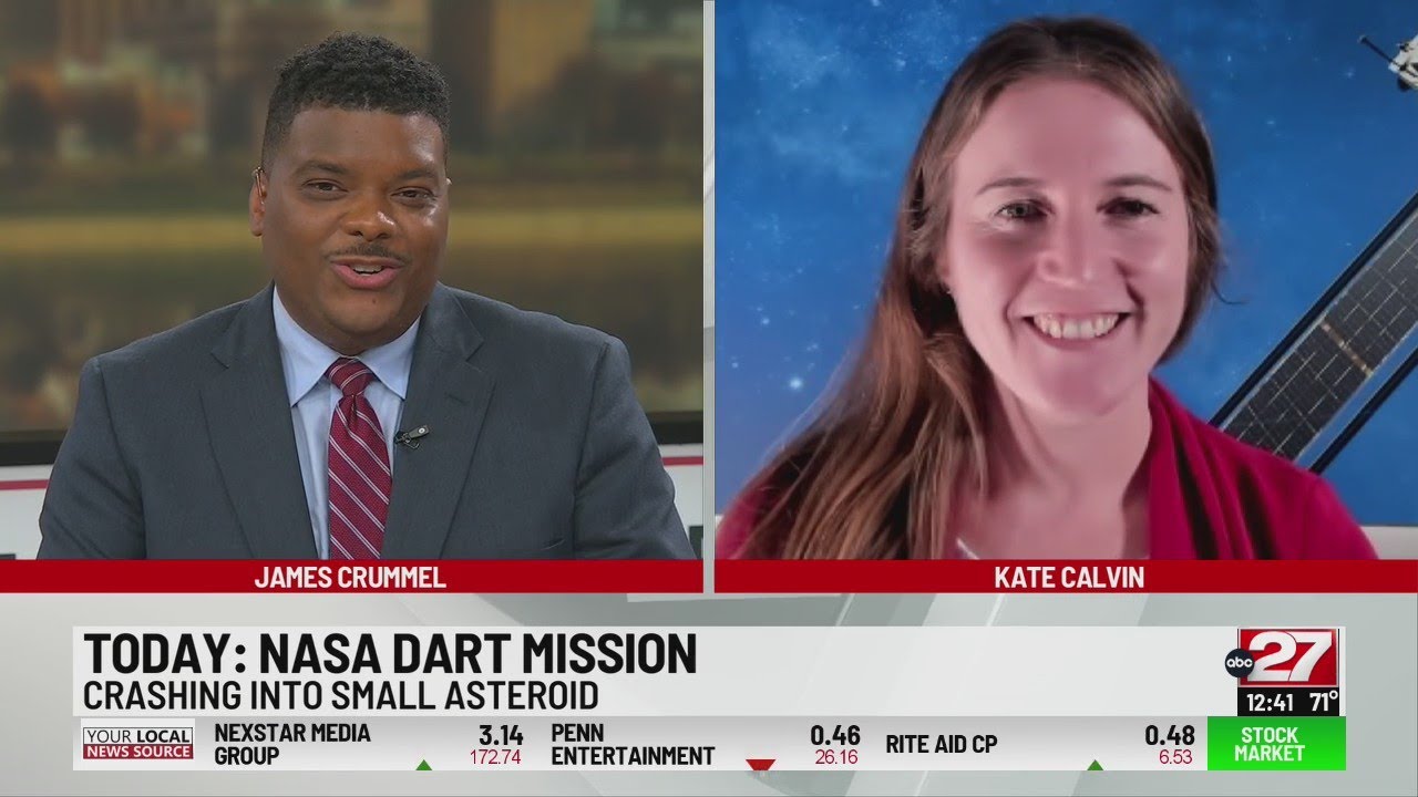 Interview: NASA chief scientist talks about DART with abc27 - YouTube