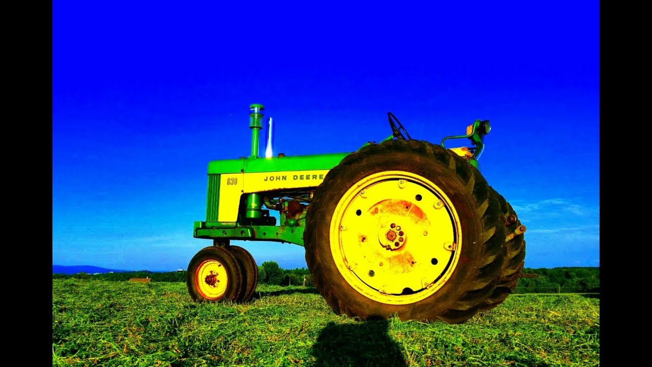 JOHN DEERE 630 WITH CHROME STRAIGHT PIPE - YouTube