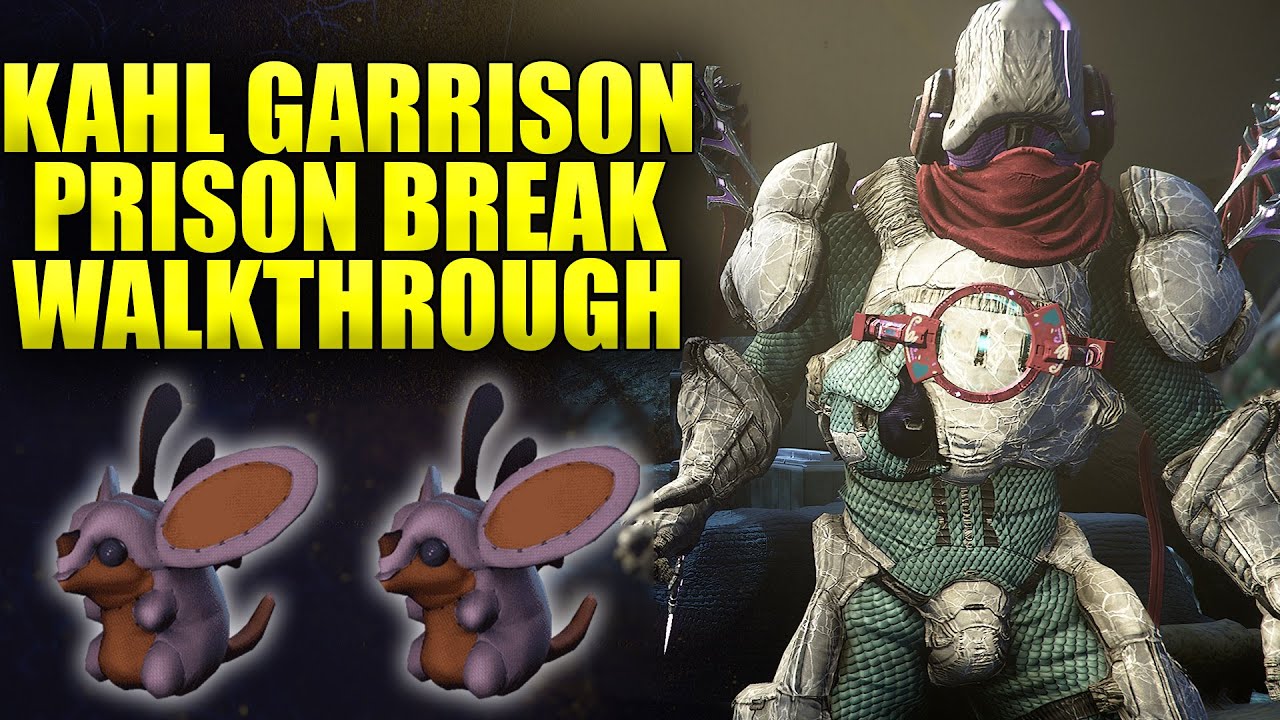 Kahl Garrison Prison Break Full Walkthrough! Warframe Guide - YouTube