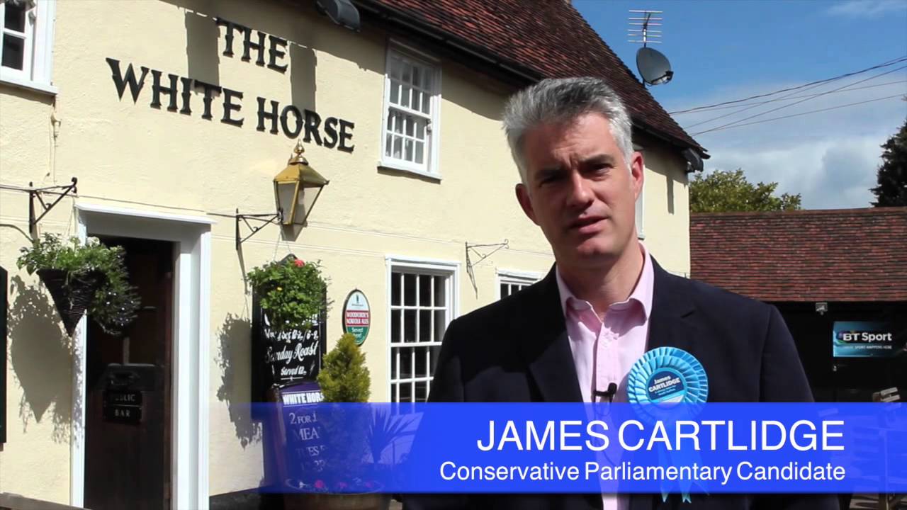 Vote for James Cartlidge! - South Suffolk Conservatives - YouTube