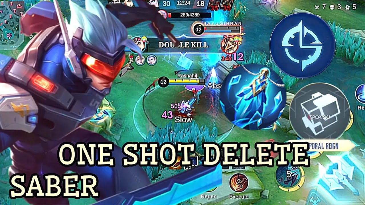 SABER ROAM ONE SHOT ONE KILL - BEST BUILD SABER TOP GLOBAL 1 - MOBILE ...