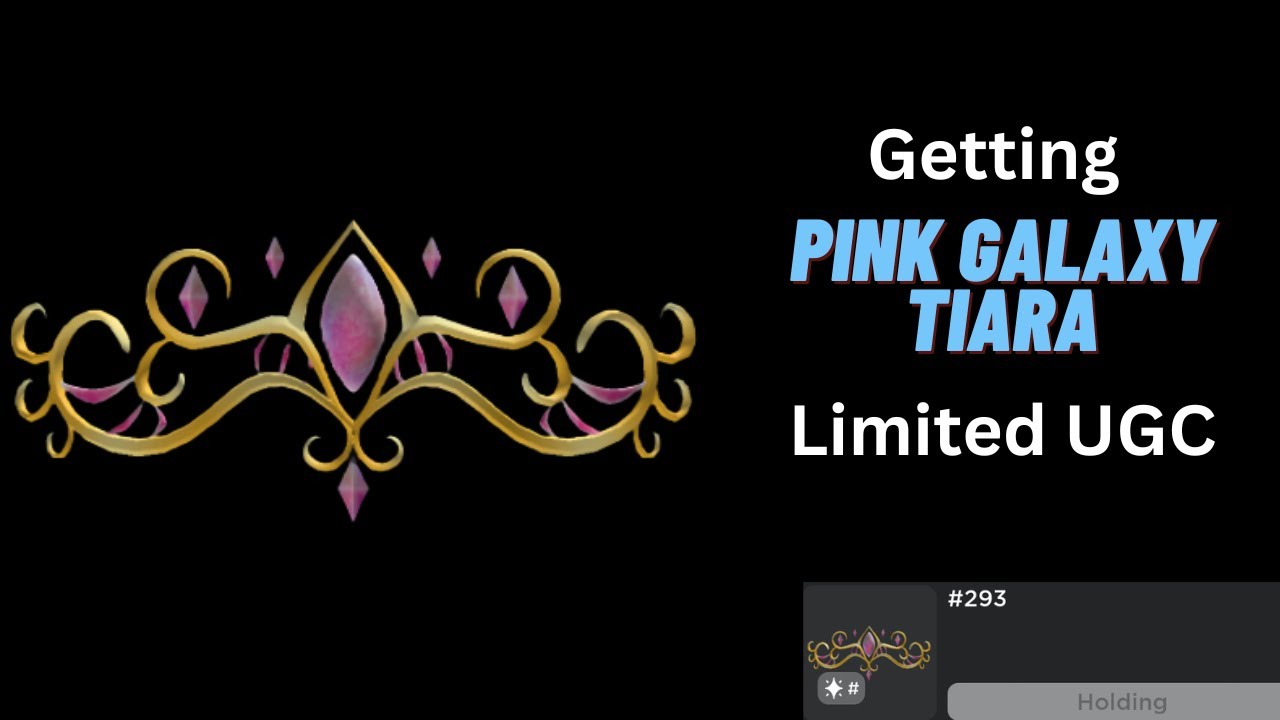 Getting FREE “Pink Galaxy Tiara” Limited UGC item in Roblox (5,000 ...