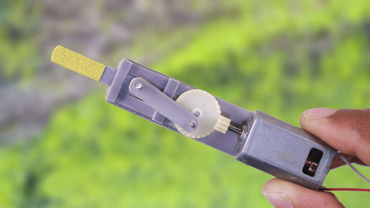 Homemade electric nail filing machine | Practical Invention - YouTube