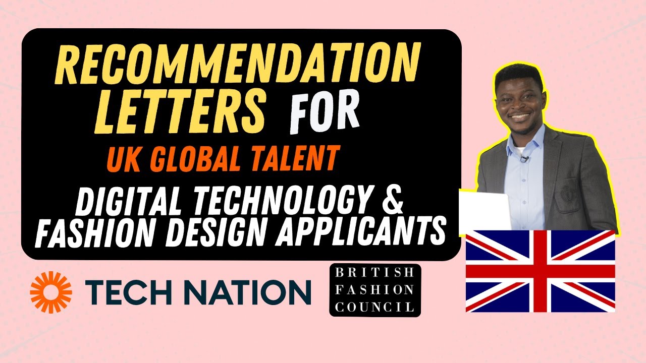 See How to Get UK Global Talent Recommendation Letters for Fashion ...