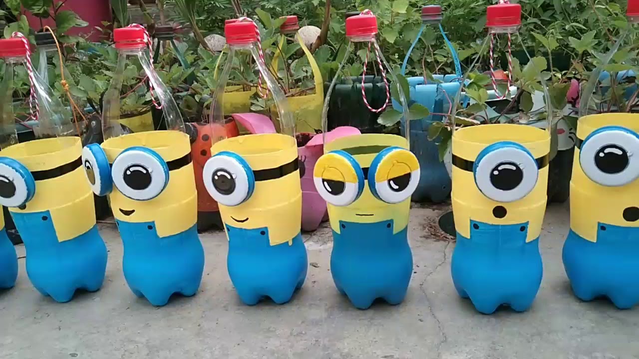 DIY Minion Planters - YouTube