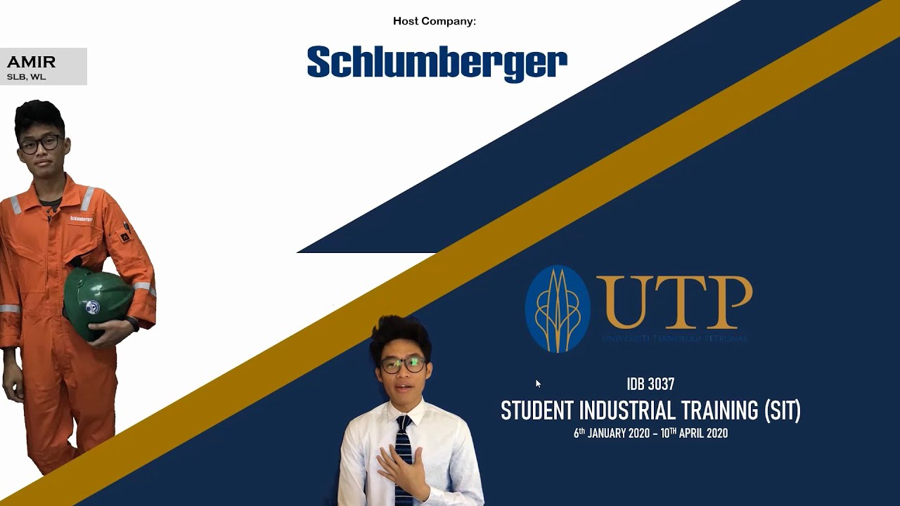 Internship Experience in Schlumberger 2020 (UTP) - YouTube
