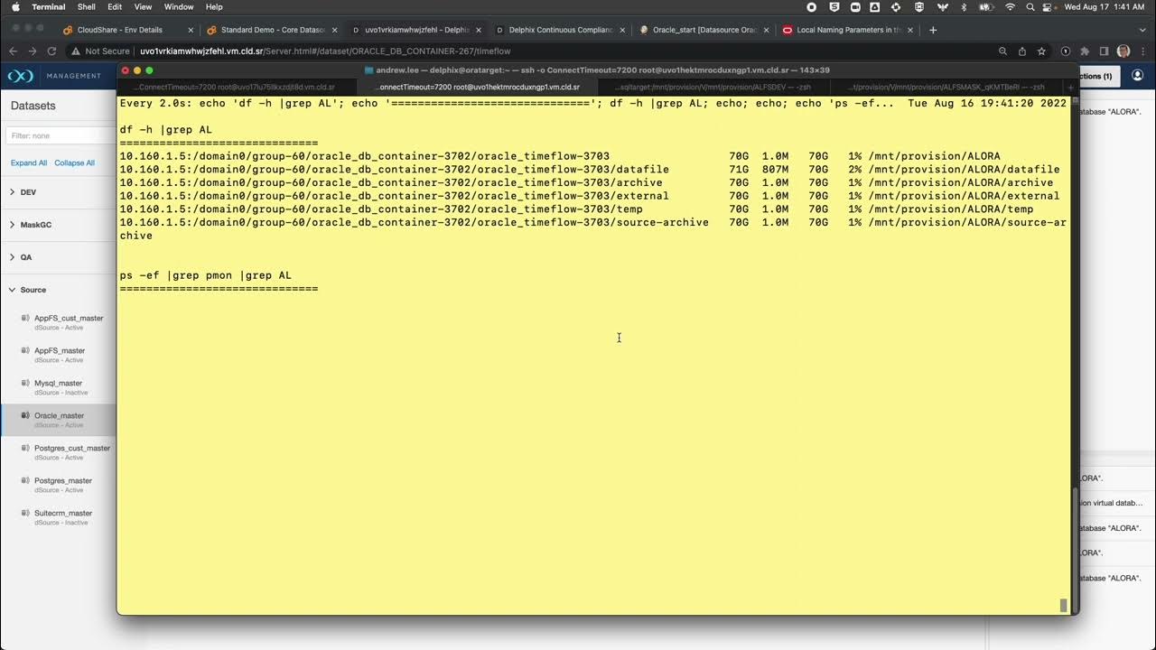 Delphix Demo - Oracle Provisioning - YouTube
