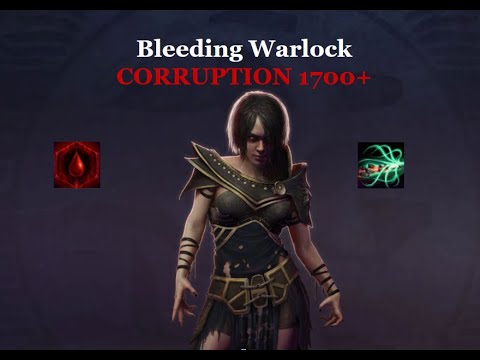 [Last Epoch] Bleeding Warlock Shade of Orobyss 1700+ Corruption - YouTube