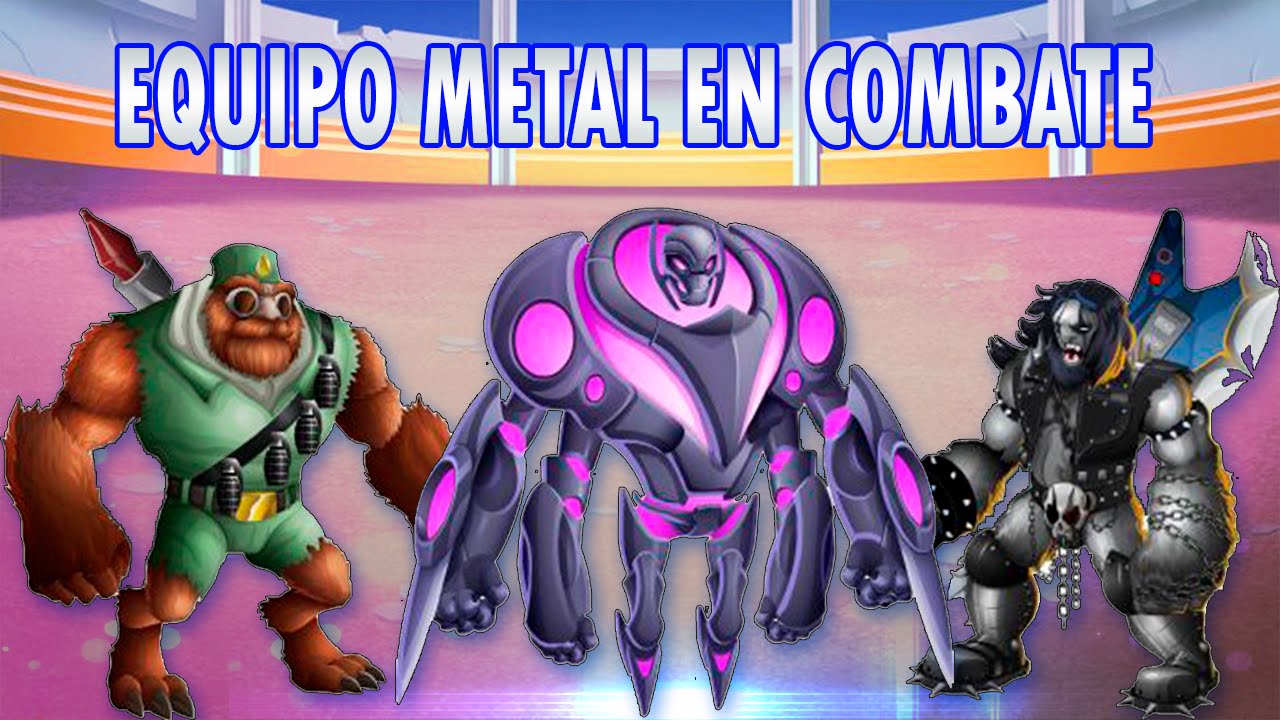 Monster Legends - Equipo Metal [Metalhëad,Ultrabot y Draza] - YouTube