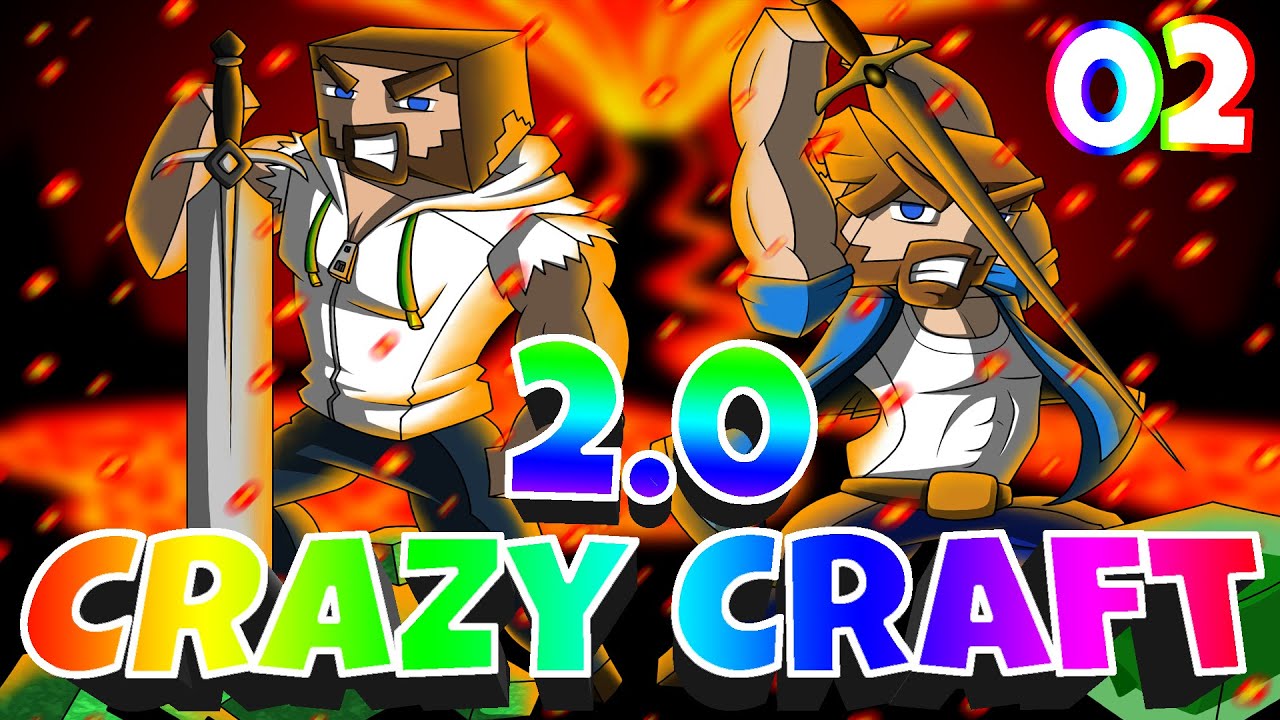 Minecraft: Crazy Craft 2.0 - Episode 2 - "Crazy Craft is Huge!" - YouTube