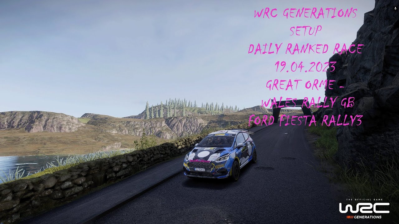 WRC Generations / Setup / daily ranked race / 19.04.2023 / Great Orme ...