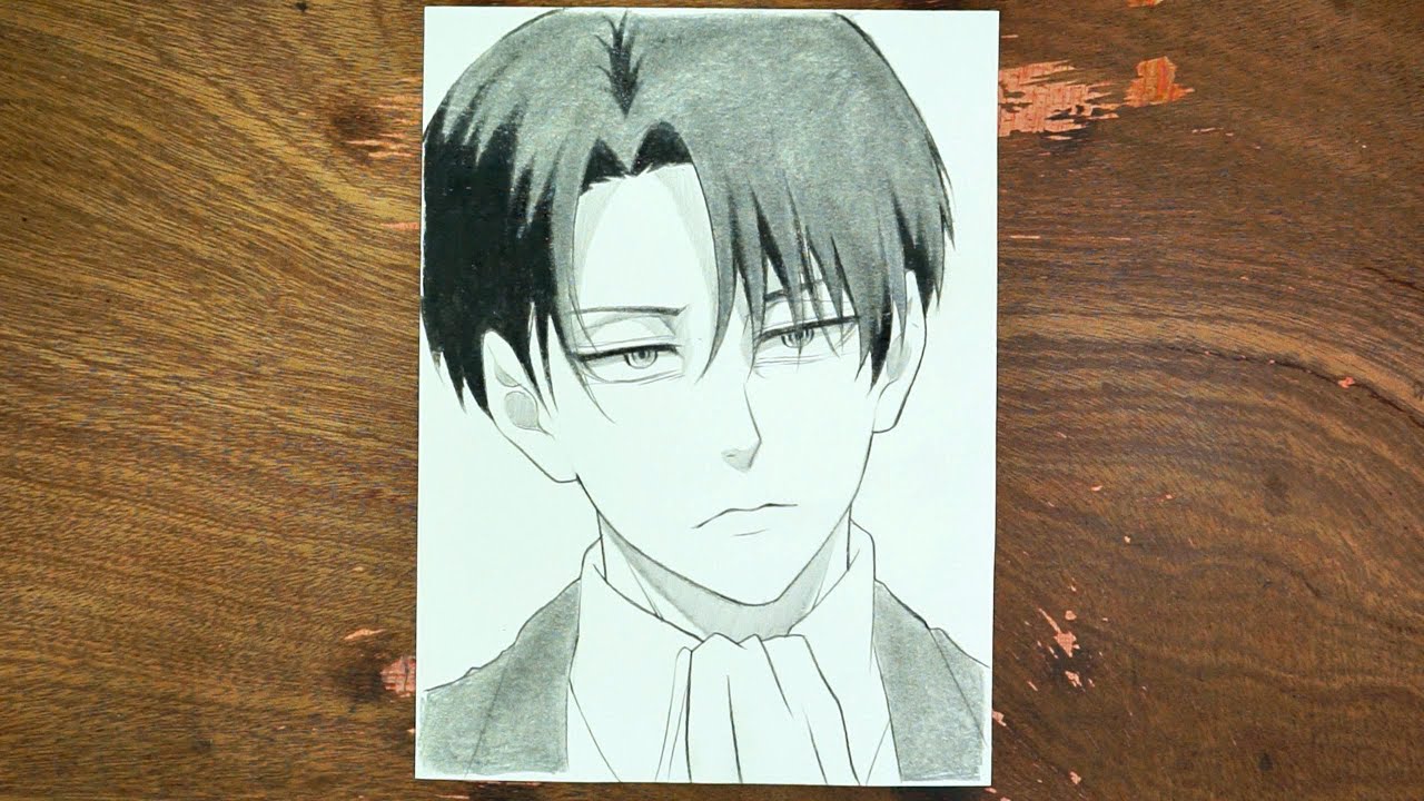 How to Draw Levi Ackerman (Attack on Titan) – Easy Pencil Art - YouTube