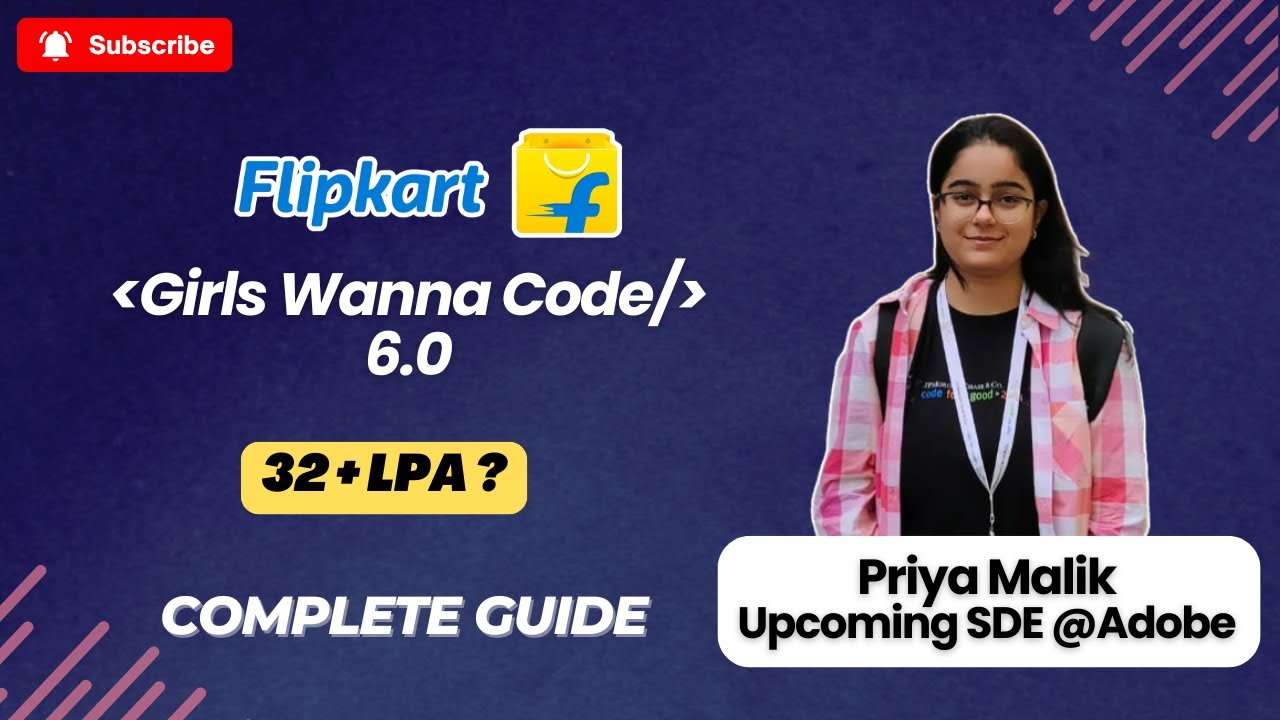 Flipkart Girls Wanna Code 2025 | 6th Edition | Complete Guide | @flipkart | @next_techies - YouTube