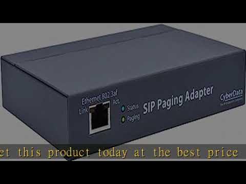 CyberData 011233 SIP Paging Adapter - YouTube