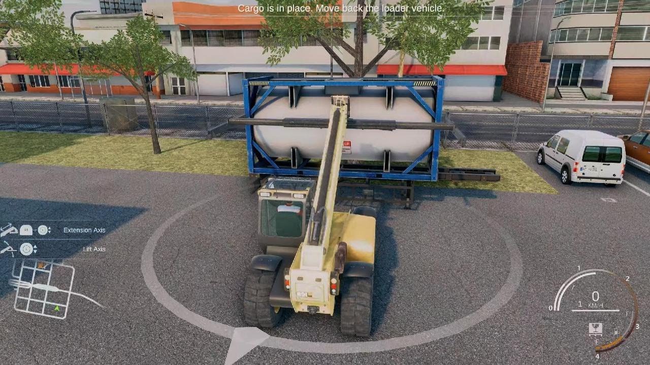 Truck & Logistics Simulator container delivery - YouTube