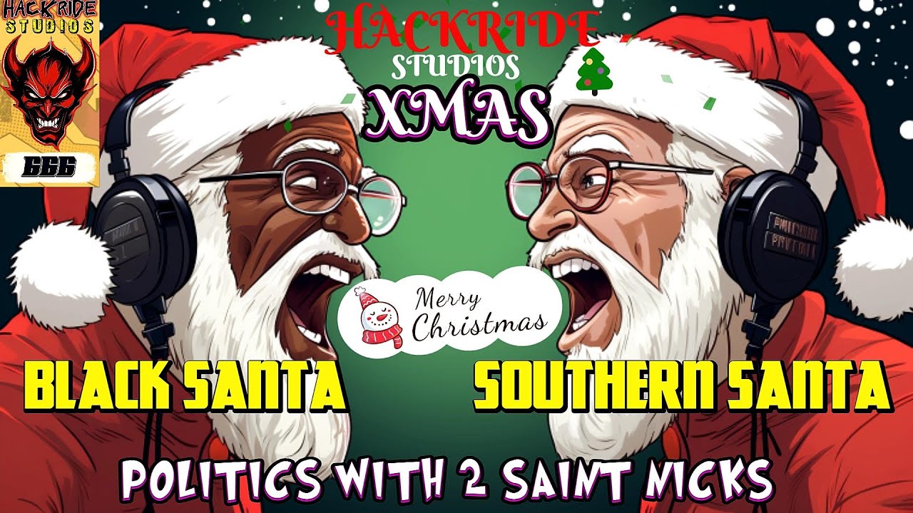 Two Santa's Political Show - Southern Santa vs. Black Santa - YouTube