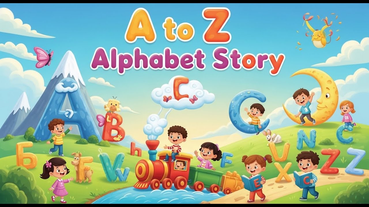 A to Z Alphabet Story | ABCD Cartoon Animation | A থেকে Z পর্যন্ত ...