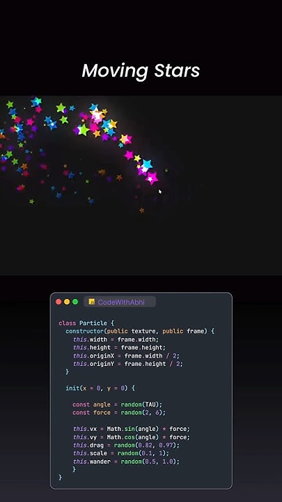 Moving star animation cursor #trending #coding #frontendcourse #shorts #animation #youtubeshorts ...