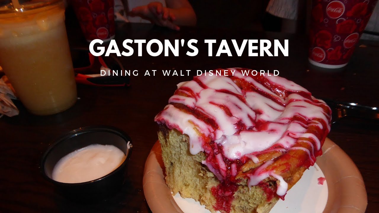 Gaston's Tavern | Cinnamon Roll and LeFou's Brew | Magic Kingdom | Walt ...
