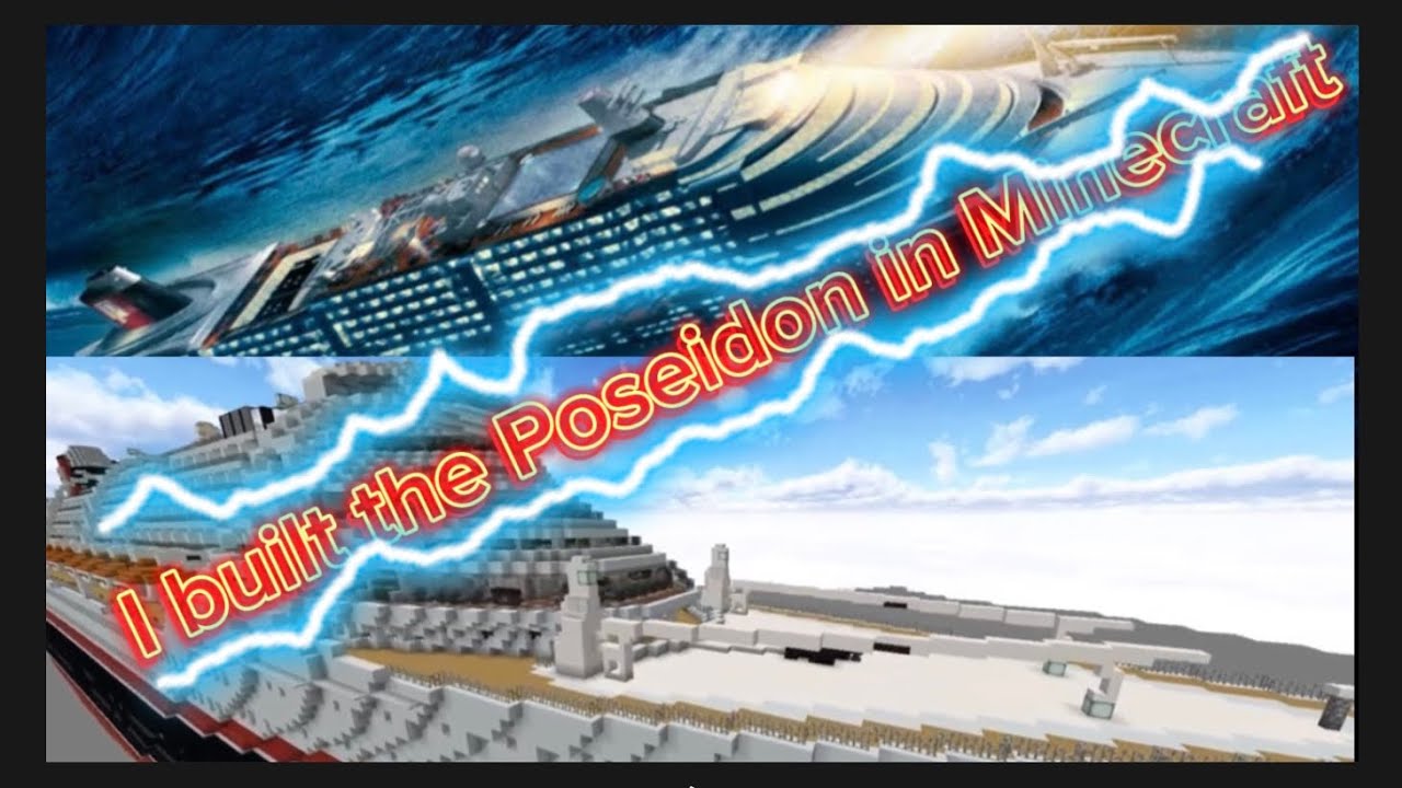PART 7 OF BUILDING THE POSEIDON IN MINECRAFT - YouTube
