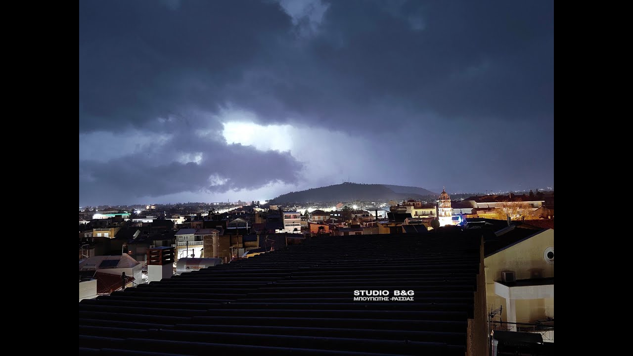 ΚΑΚΟΚΑΙΡΙΑ ΝΑΥΠΛΙΟ - ΑΣΤΡΑΠΕΣ ΚΑΙ ΠΛΗΜΜΥΡΙΚΑ ΦΑΙΝΟΜΕΝΑ 26/2/2024 - YouTube