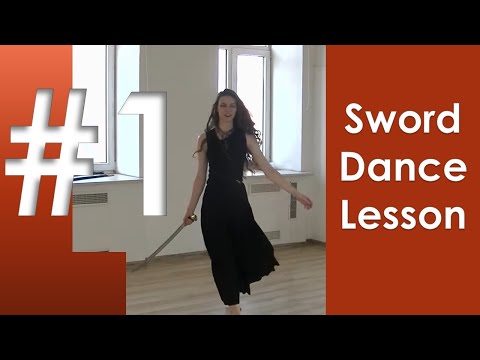 #1 Sword dance lesson. Как танцевать с шашкой?  Подробное видео. Разбор движение 1.