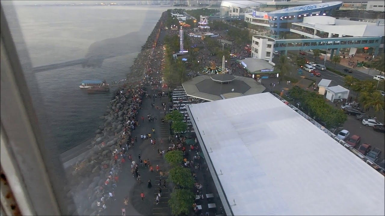 MOA EYE Rides and Watching Manila Bay, Philippines - YouTube