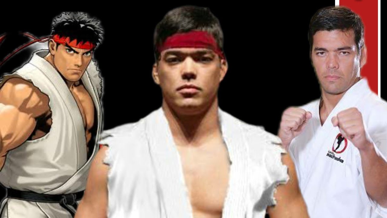 Lyoto Machida TREINANDO ao som da Música Tema do Hadouken Ryu Street ...