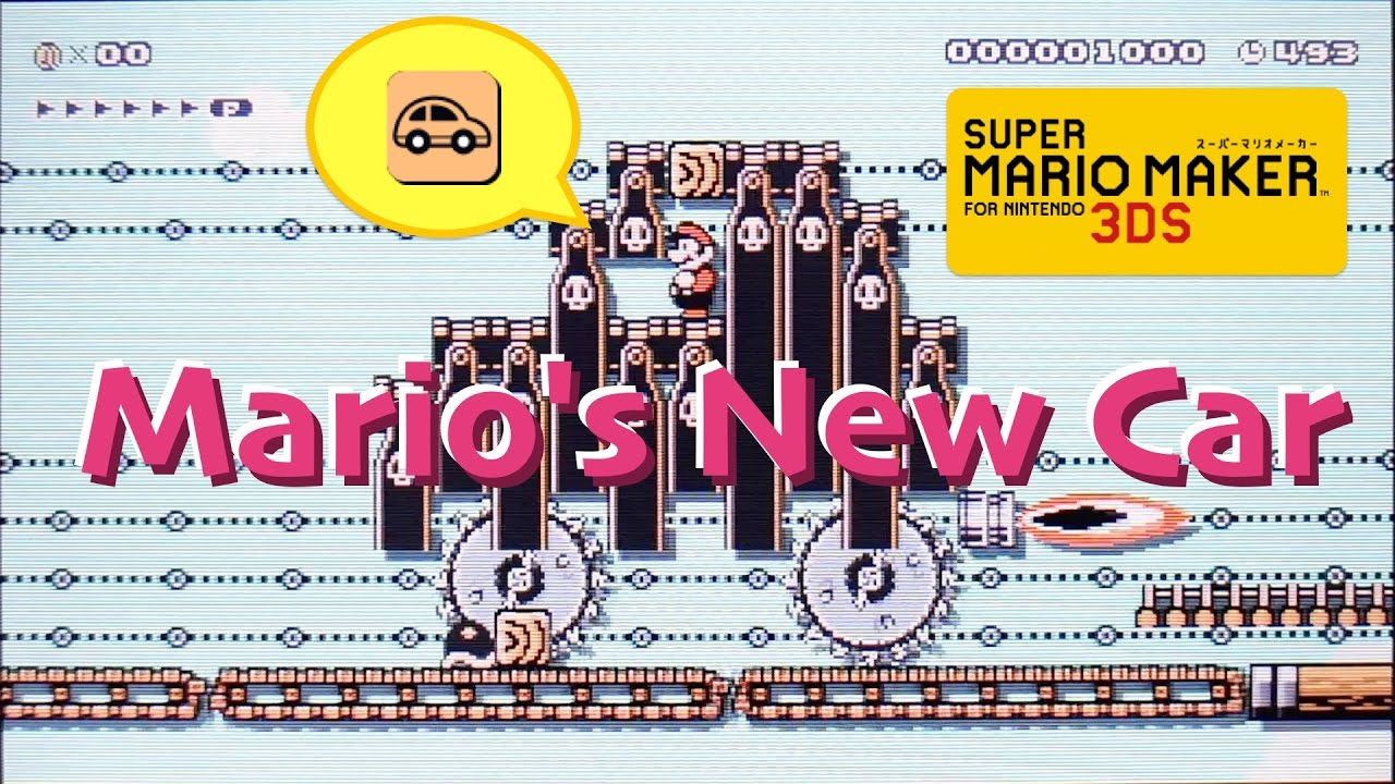 [GAMEPLAY 81] Nintendo Super Mario Maker Mario's New Car - YouTube