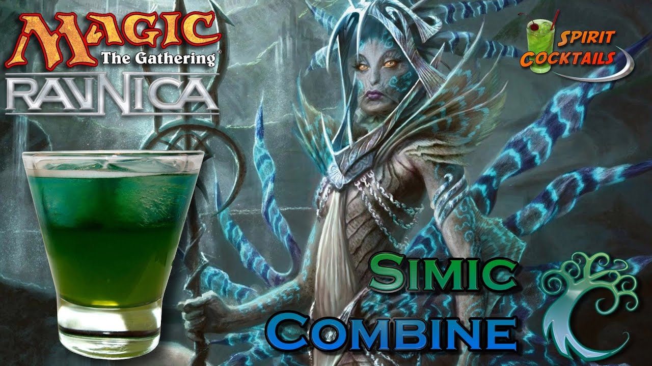 Magic the Gathering Simic Combine Cocktail - YouTube