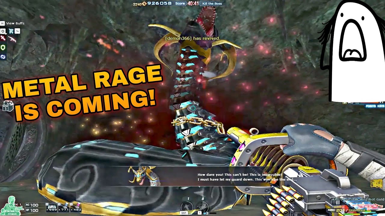 KAC ChainSAW-Wild Shot Gold (Game Play) Metal Rage Rust Town |CrossFire ...