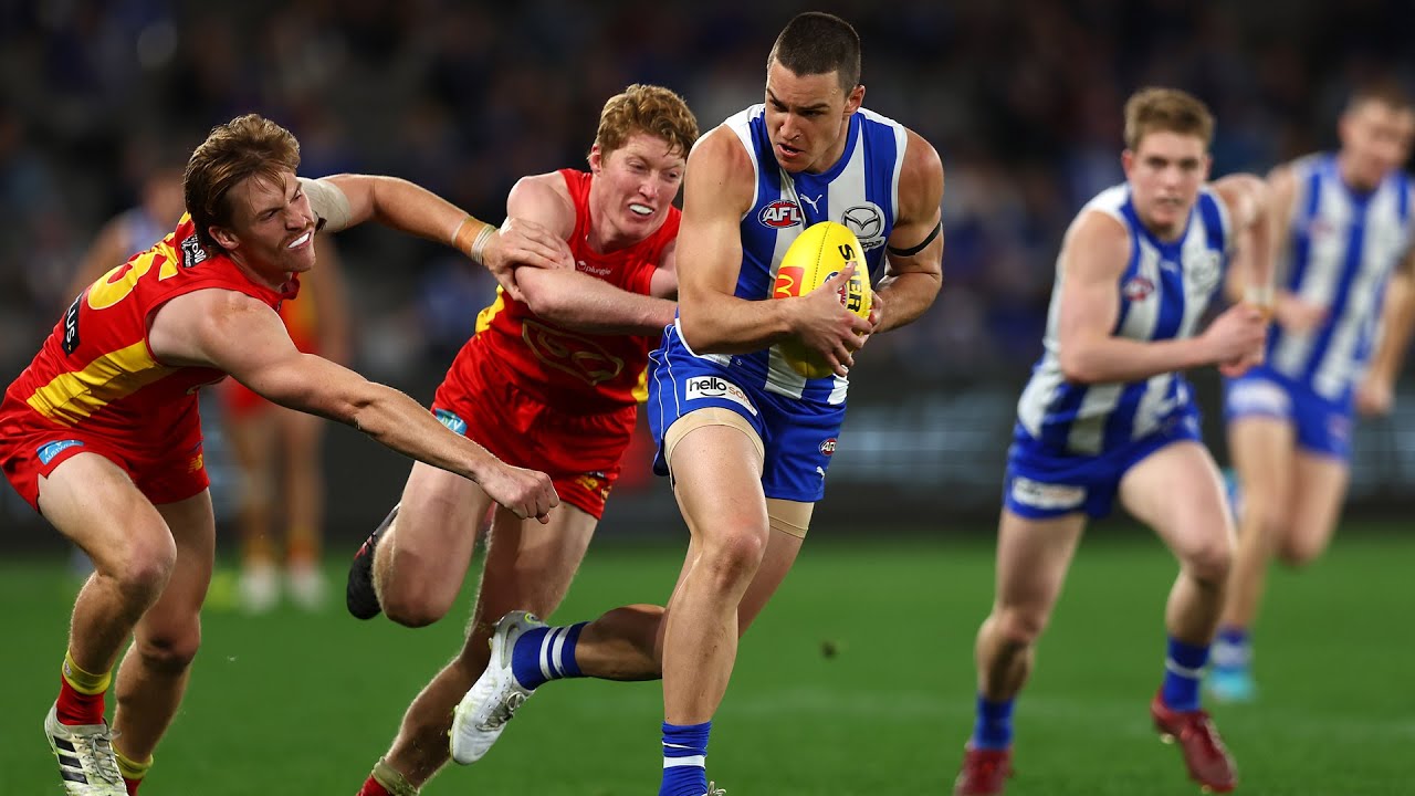 North Melbourne Kangaroos vs Gold Coast Suns match highlights (Round 23 ...