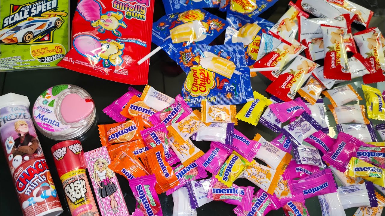 Berburu permen unik & nyobain banyak permen eh tertelan -nyobain permen ...