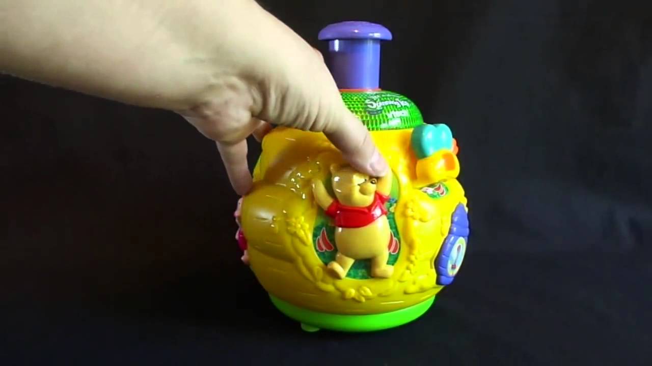 Spinning Top Toy Vtech Disney Play and Learn Winnie the Pooh - YouTube