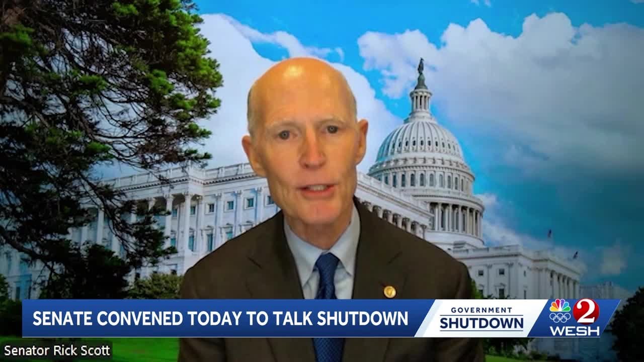 Florida Senator Rick Scott discusses latest on government shutdown ...