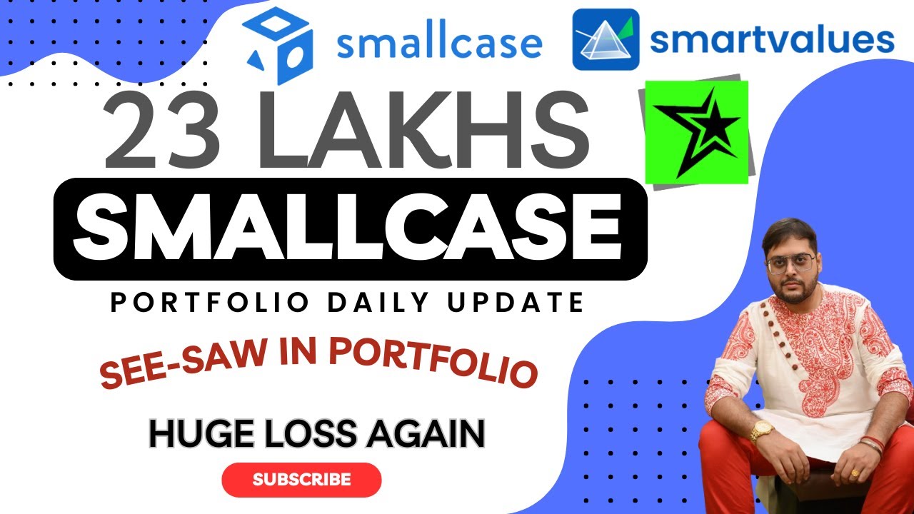 One day UP ⬆️ One day DOWN ⬇️ - My smallcase portfolio in brief | Smallcase Daily Update # ...
