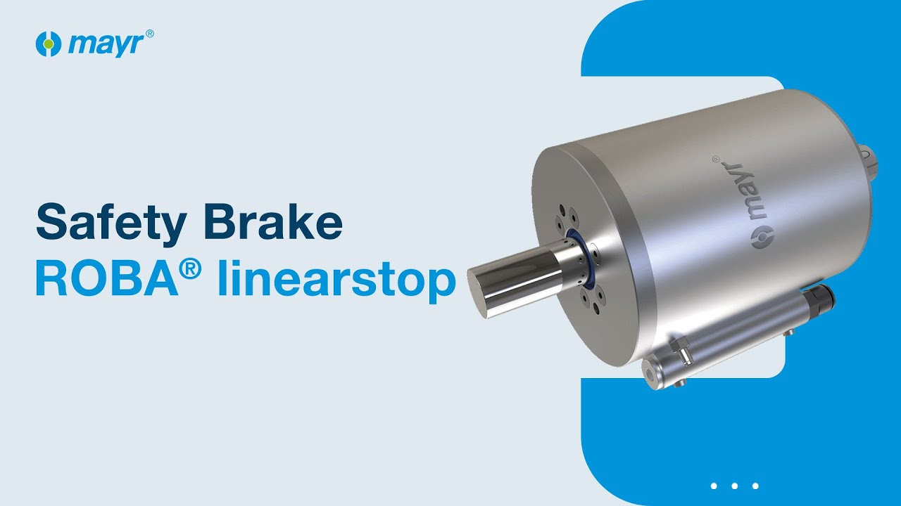 ROBA® linearstop: The spring-applied safety brake for piston rods - YouTube