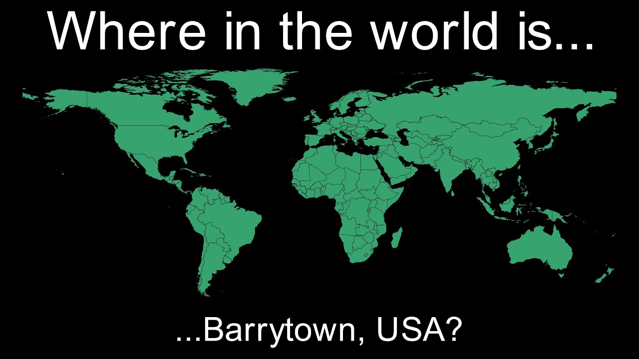 Where in the world is Barrytown, USA? - YouTube