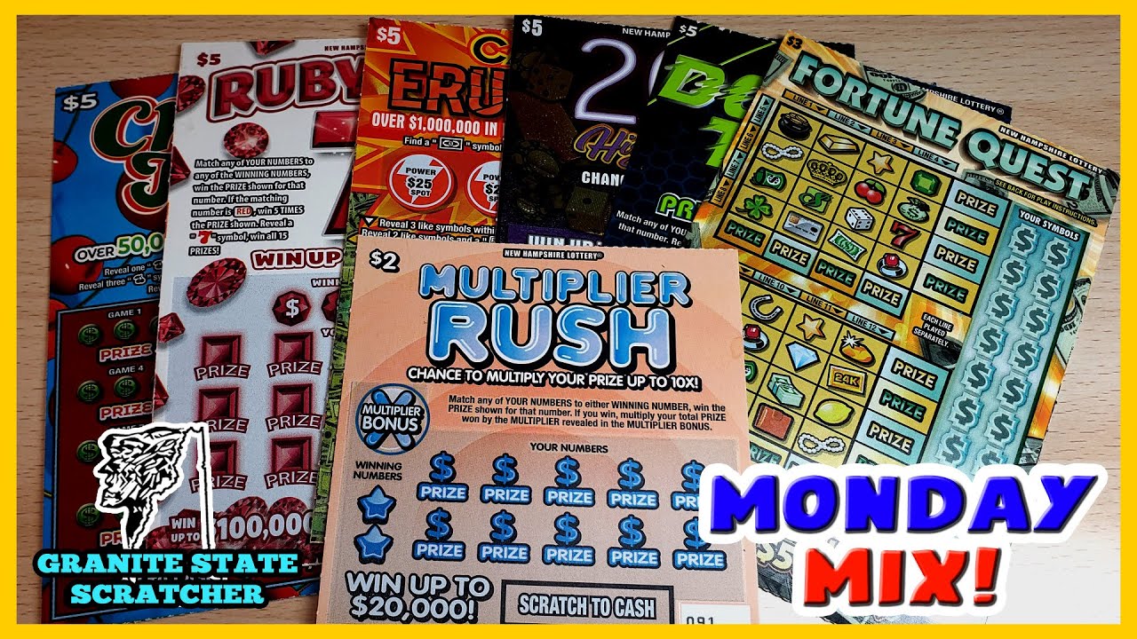 $30 Mix of NH Lottery Scratch Tickets Cherry Tripler Cash Eruption ...
