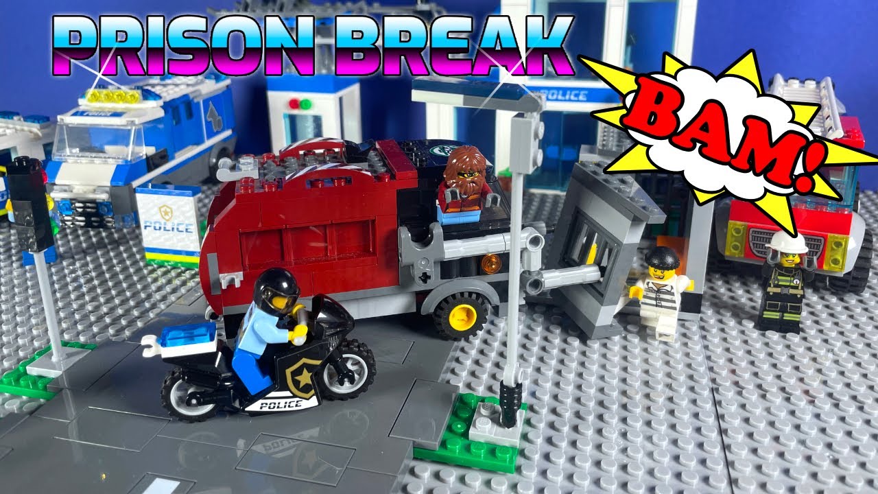 A funny Prison Break - Cops vs. Thieves - Lego Stop Motion - 60316 city ...