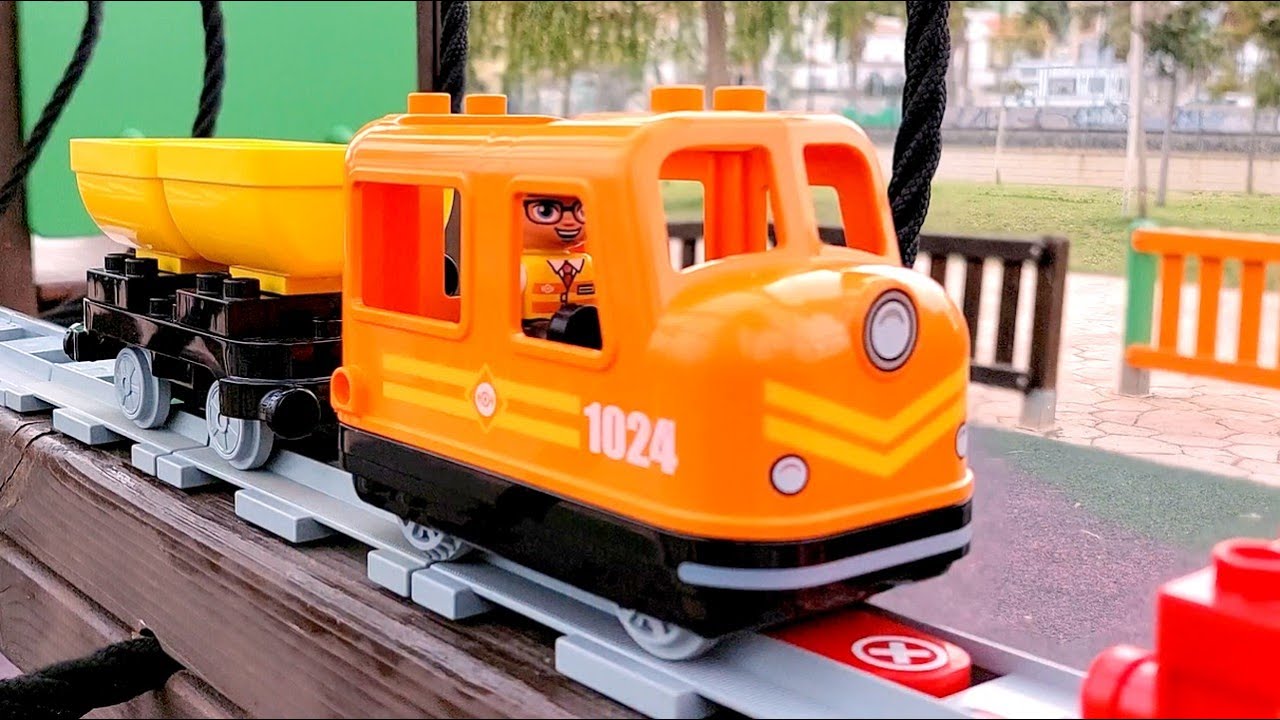 Playing with Lego Duplo on the playground - compilation 2024 - YouTube