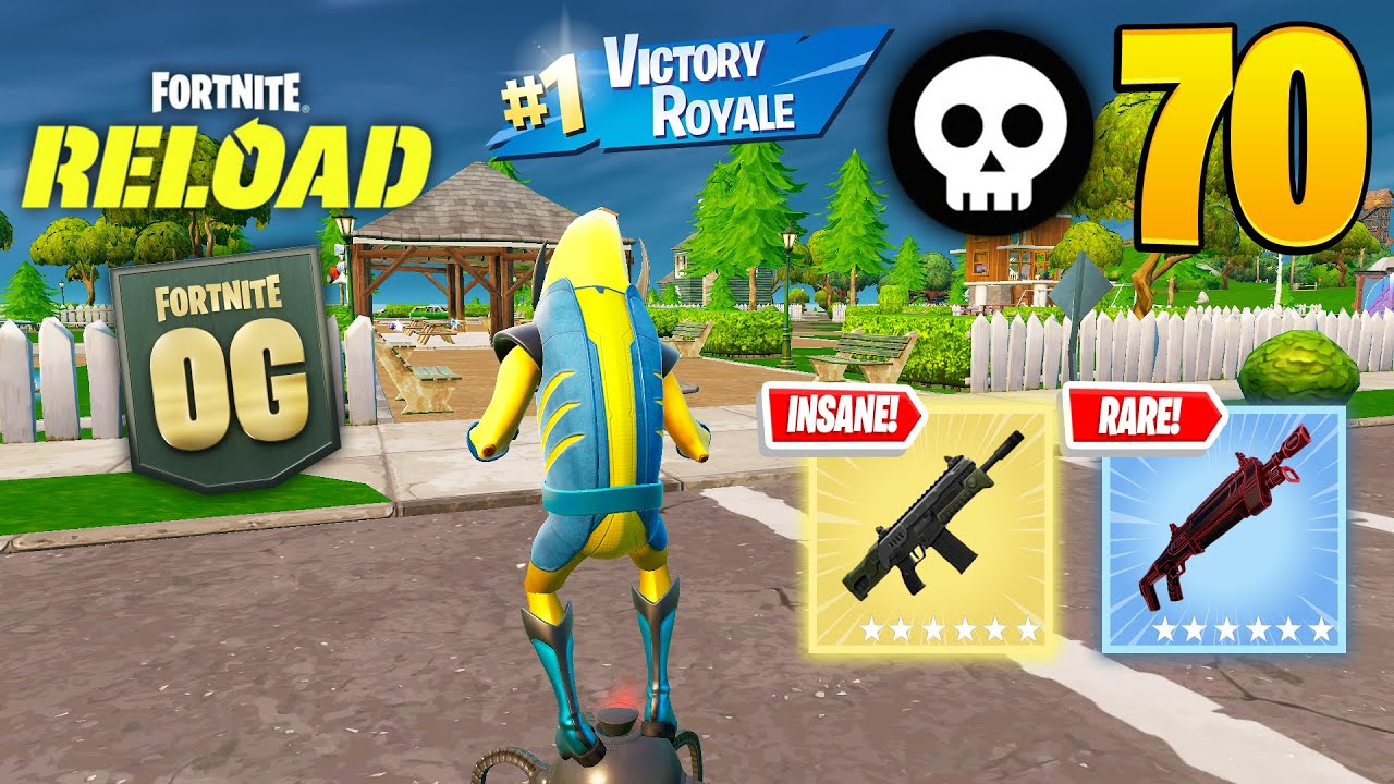 70 Elimination Solo Vs Squads Reload "Zero Build" Gameplay Wins ...