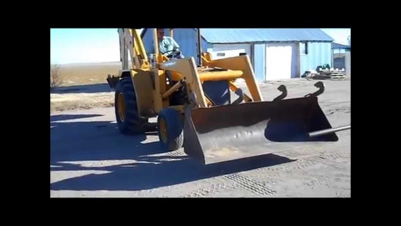 John Deere 410 Backhoe - Big Iron Online Auction - 1-28-15 - YouTube