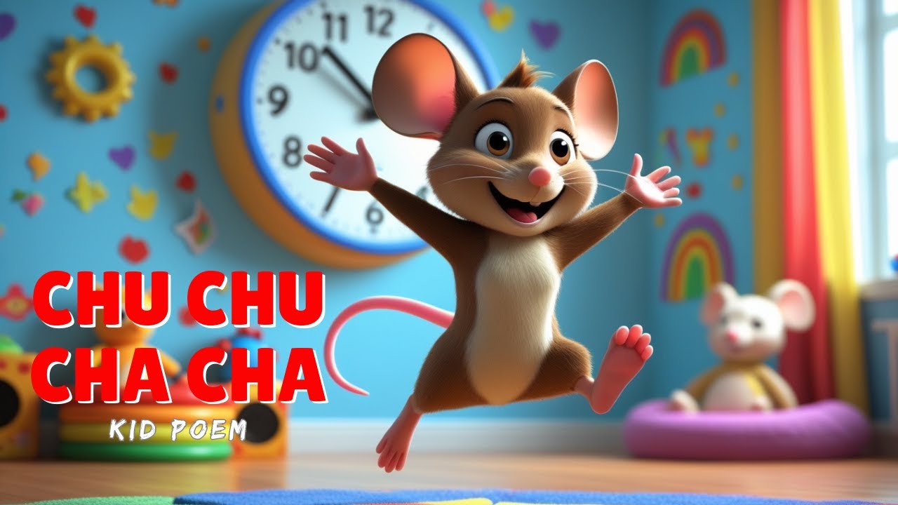 Chu Chu Cha Cha | Ghari Pe Chooha Naacha | Funny Kids Rhyme - YouTube