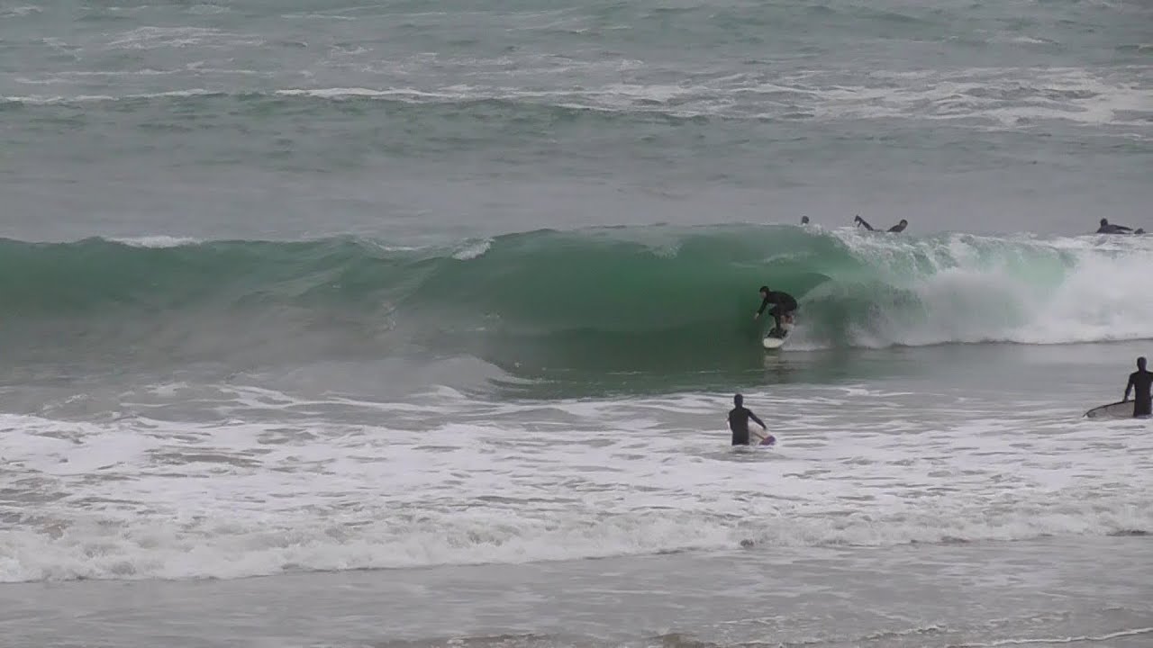 The Shorebreak. Barrels, airs and wipeouts. Surfers of Cornwall - YouTube