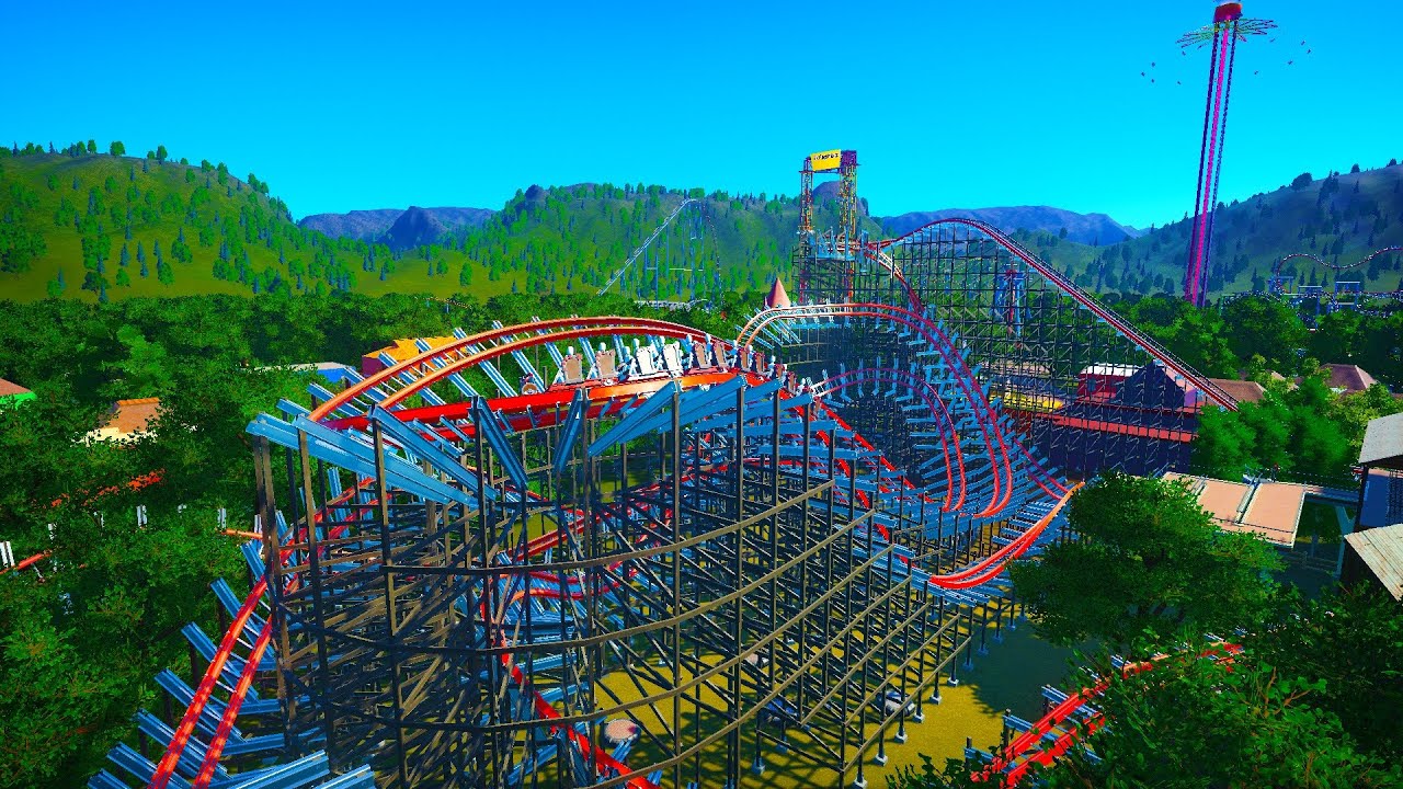 Medusa Steel Coaster Recreation - YouTube
