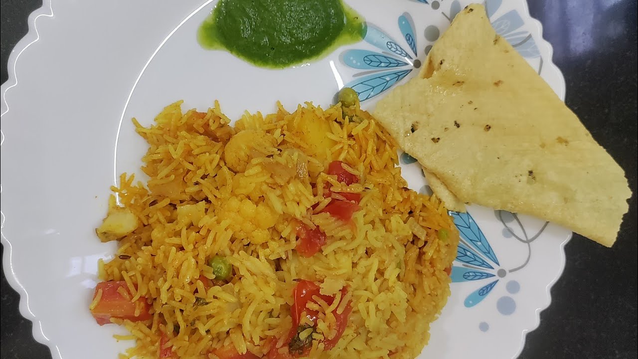 Tehri Recipe tahri Vegetable Rice (UP Style)#cooking with Neha - YouTube