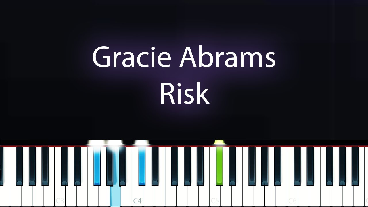 Gracie Abrams Risk Piano Tutorial Youtube