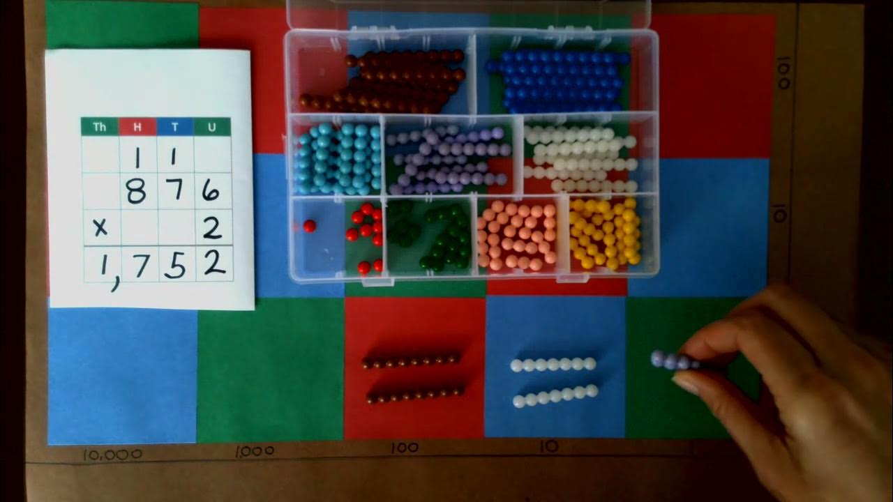 Multi-Digit Multiplication | Montessori Checkerboard Intro - YouTube