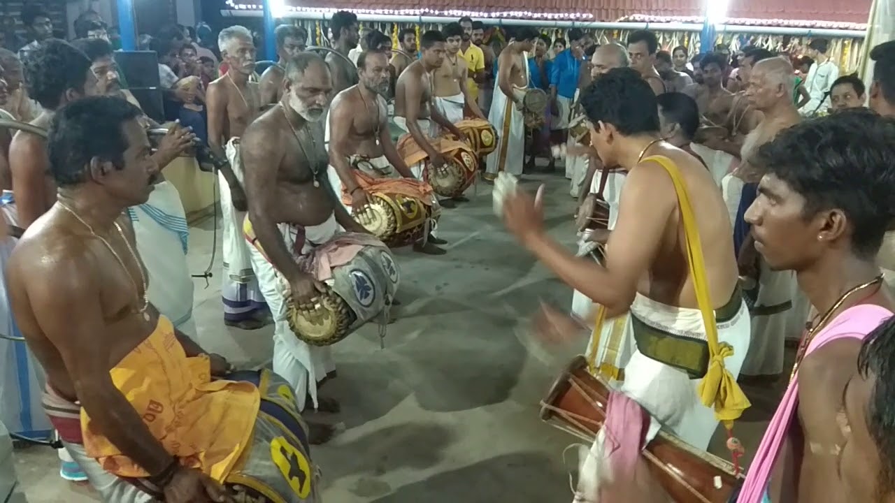 Tattamangalam sasthapreethi panchavadyam 2018- Tripuda - YouTube
